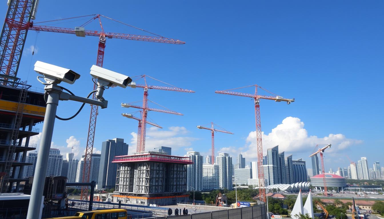 Secure Builds with Construction Site CCTV in Singapore