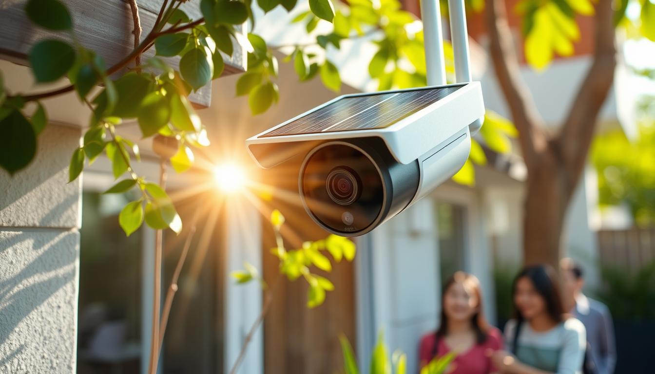 Solar WiFi Bullet Camera: Eco-Friendly Security