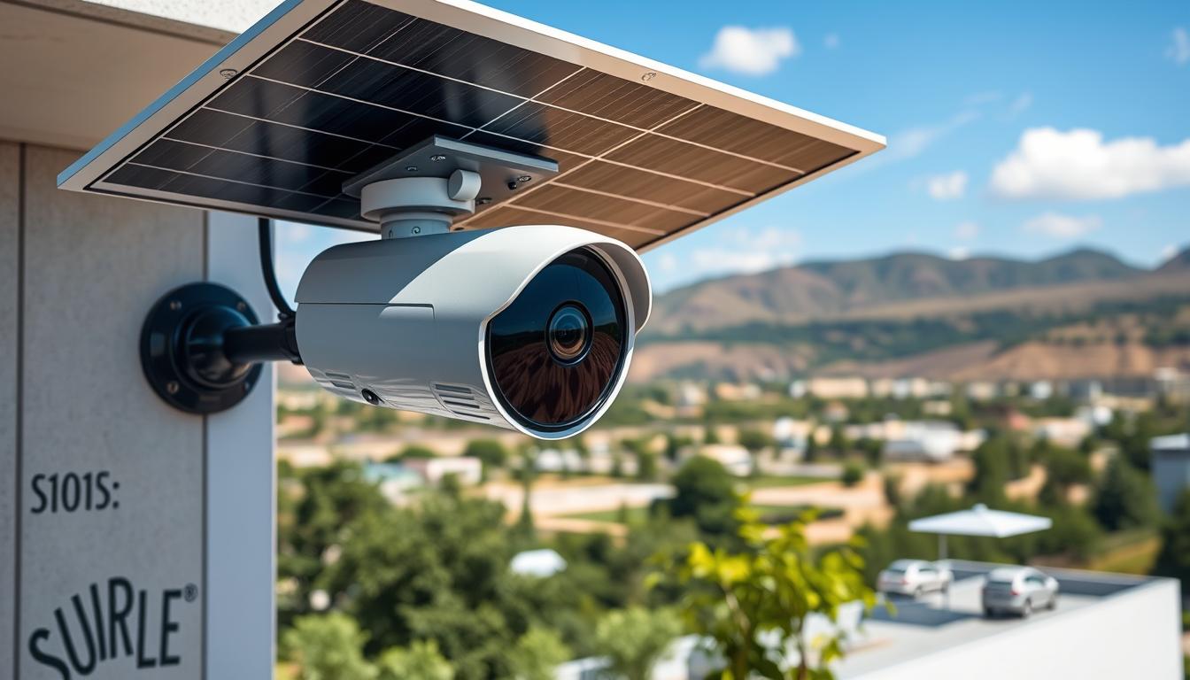 Solar Powered Security Camera for Long-Range Safety