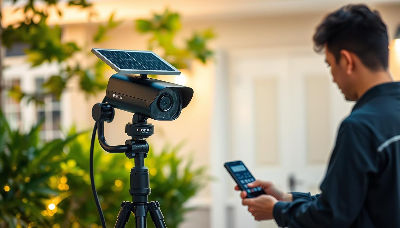 Solar PTZ Camera with Floodlight - Singapore Shop