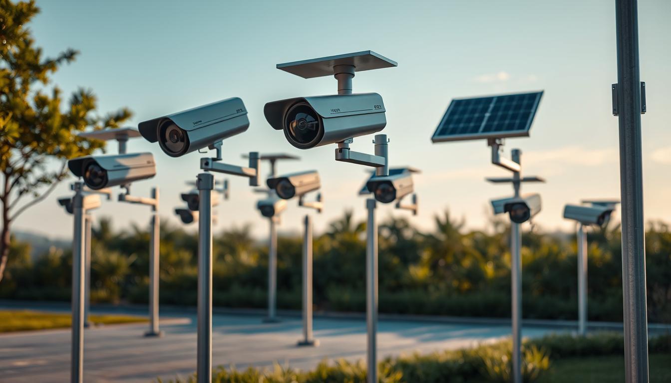 Eco-Friendly Solar Video Surveillance Cameras
