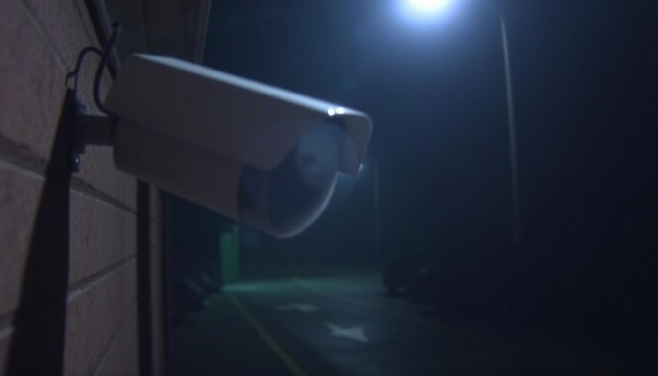 Why is my CCTV camera blurry at night?